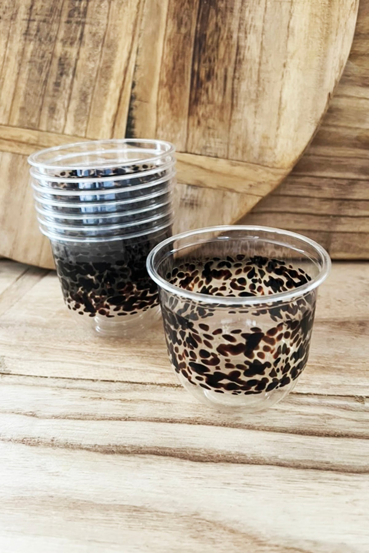Compostable Drinking Cups | 12oz | Classic Tortoise | maaterra